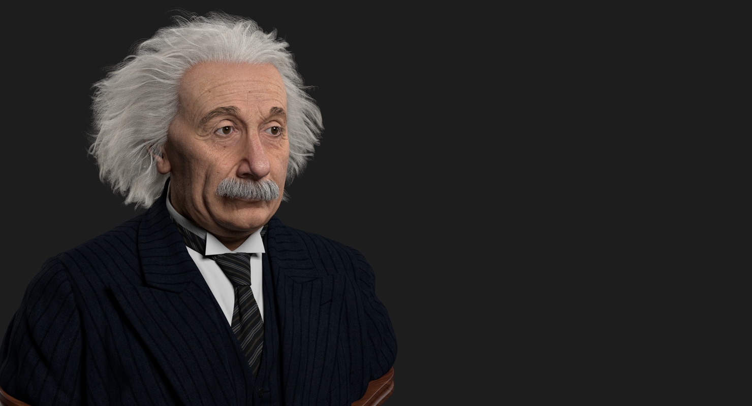 Albert einstein 3D model - TurboSquid 1207638