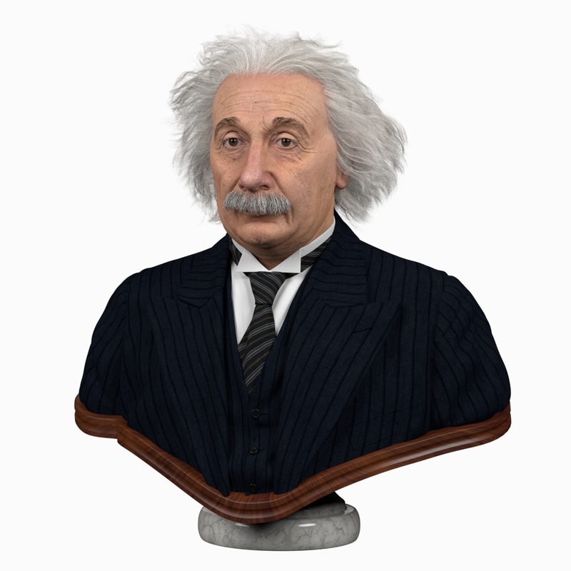 Albert einstein 3D model - TurboSquid 1207638