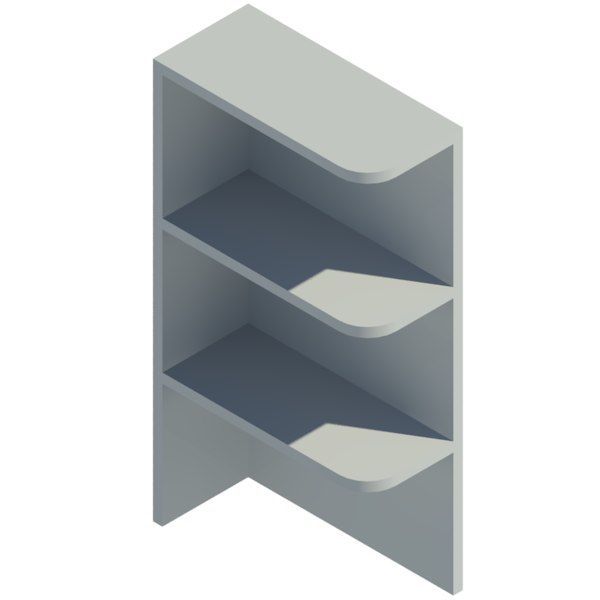Building Revit Family corner cabinet edge