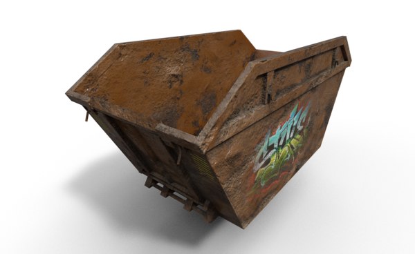 Texture PNG skip rubble