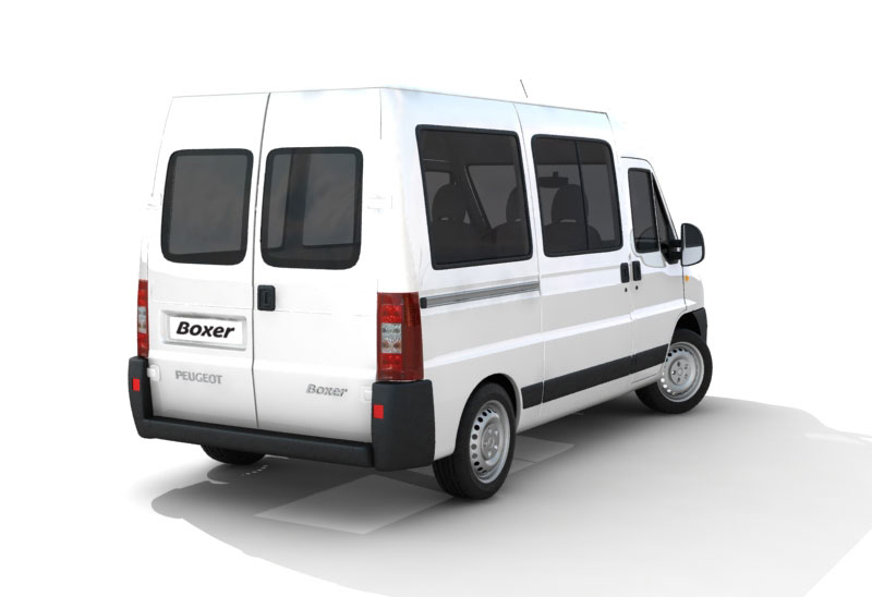 3ds max peugeot boxer