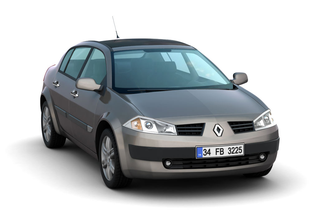 3d megane ii sedan