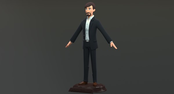3d business man