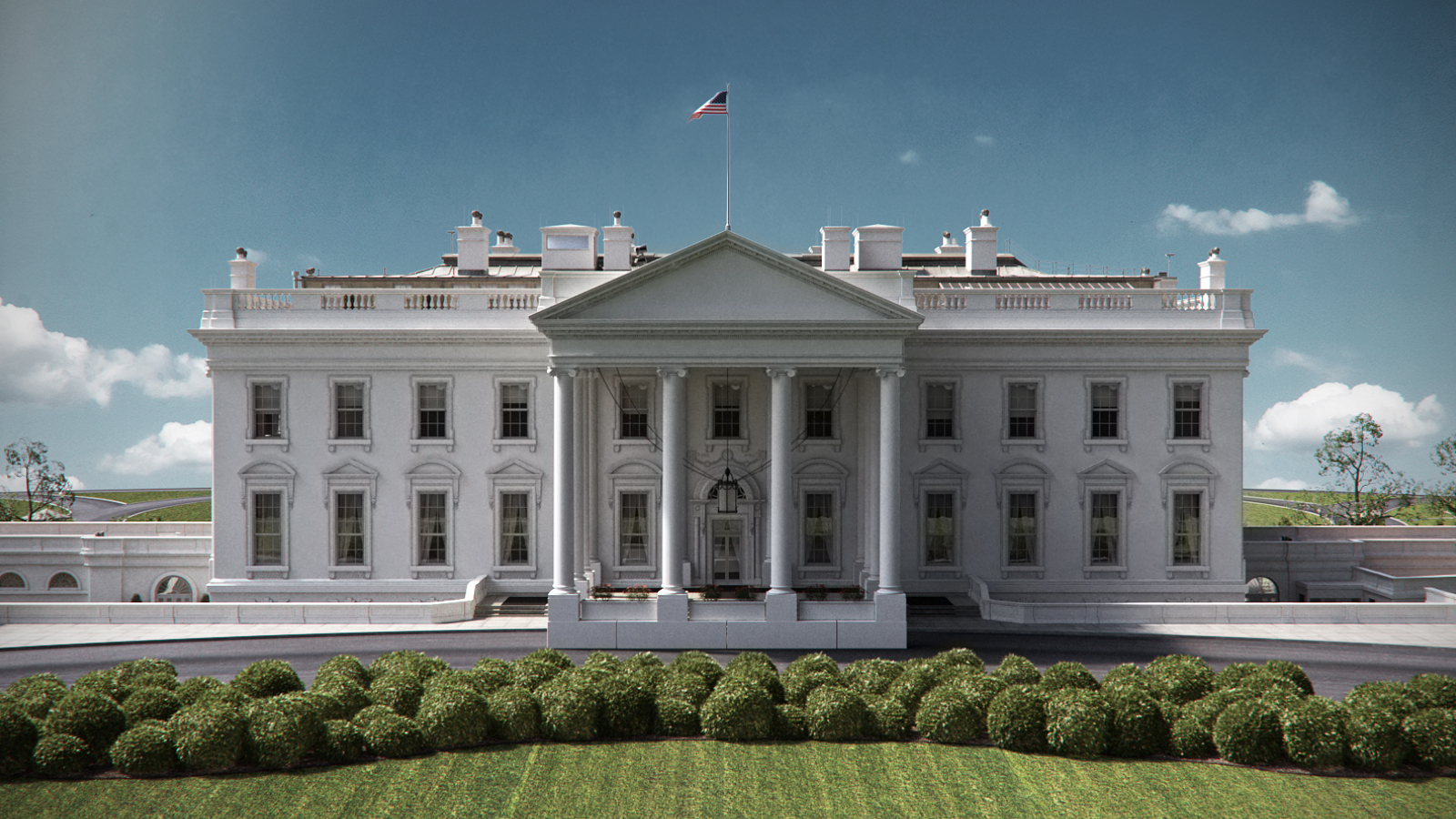 3d model washington white house