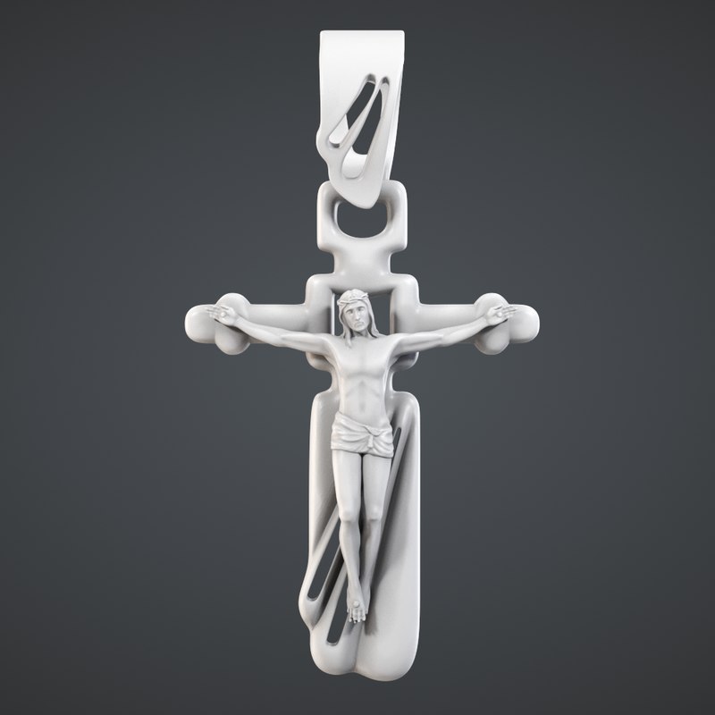 crucifix print 3d model