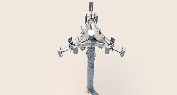 3d model cell phone tower