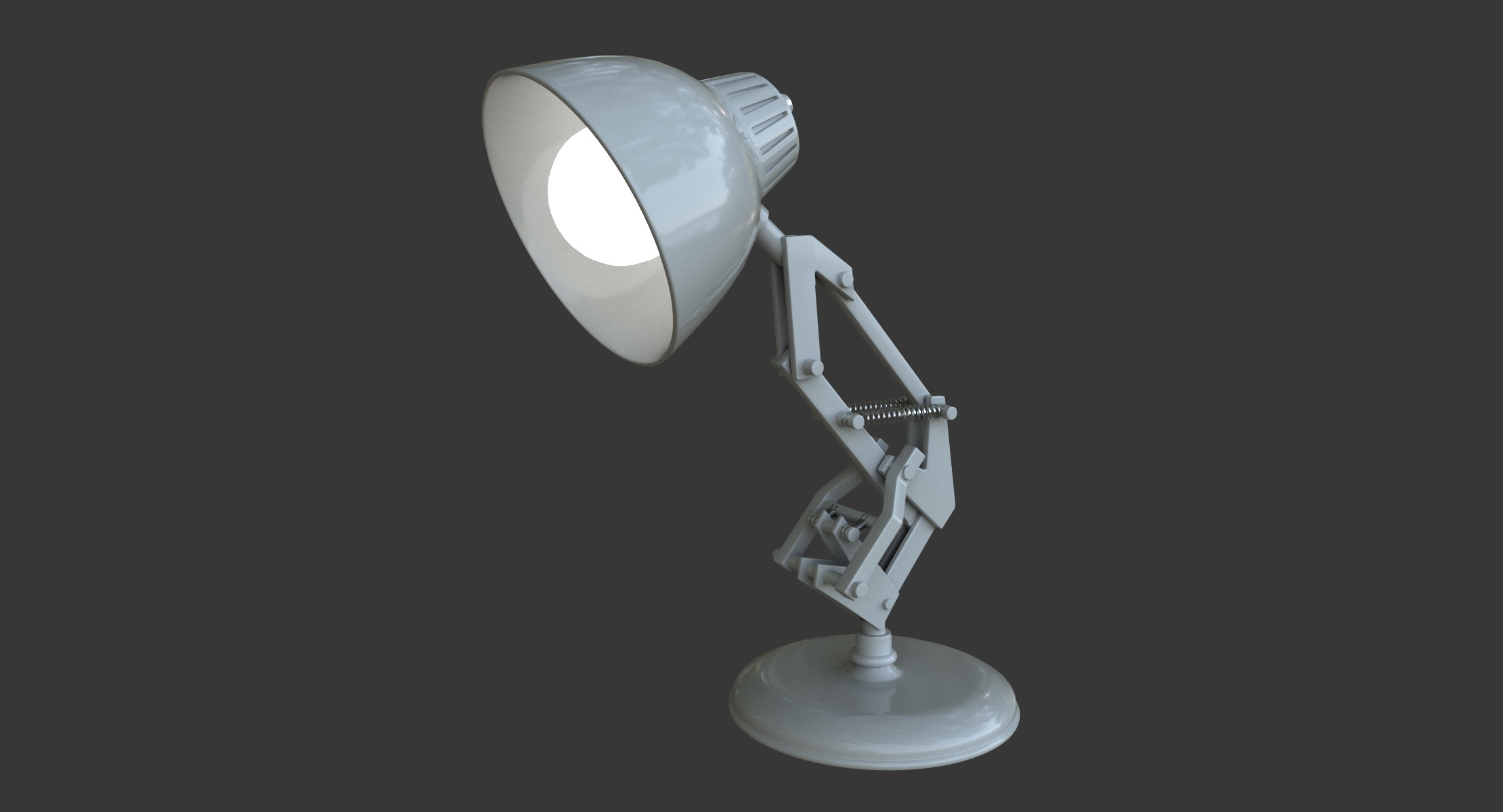 luxo jr lamp lighting set 3d ma