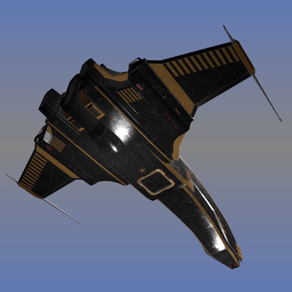 3D space ship dagger type model - TurboSquid 1214157