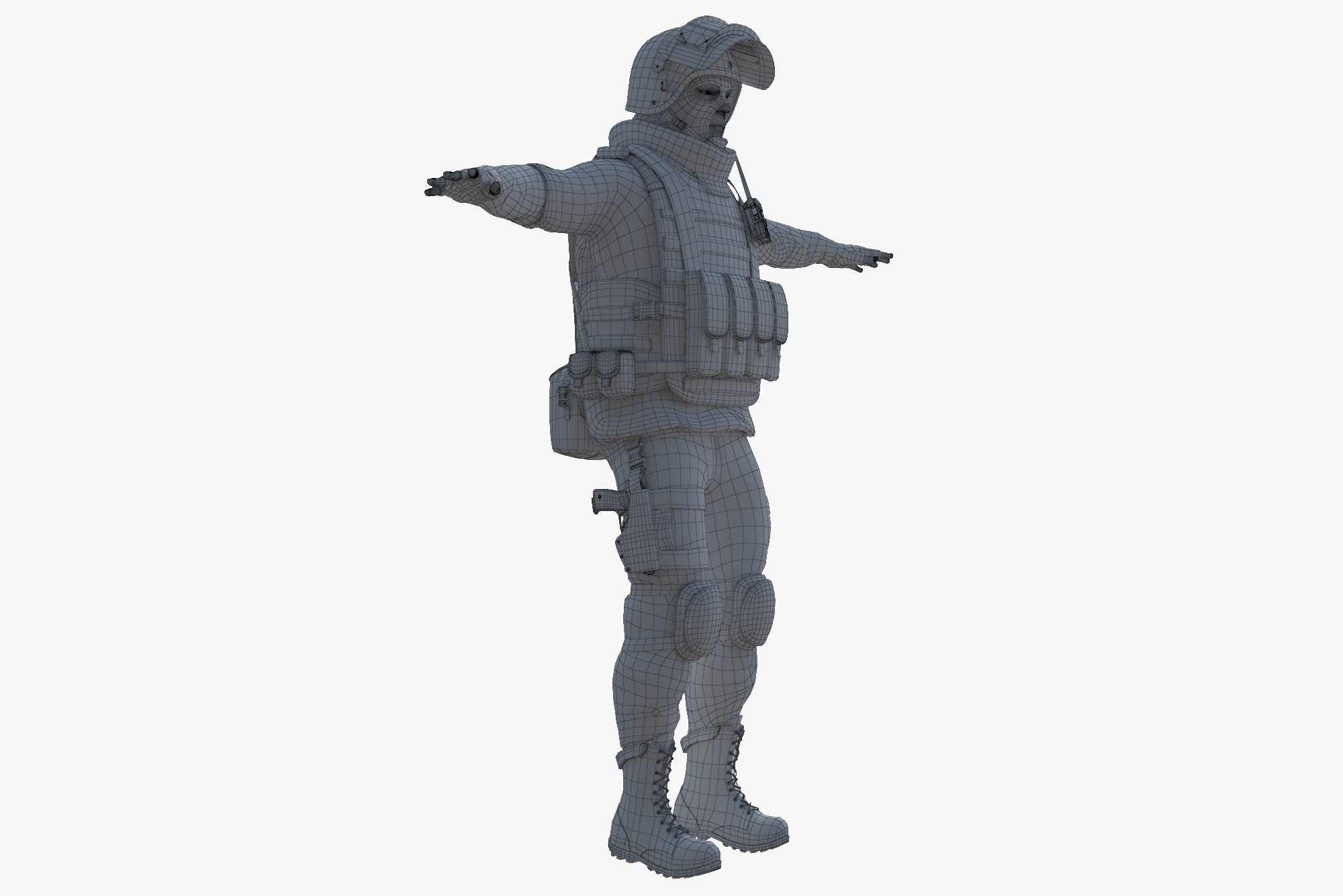Militärische männliche russische Soldat-Anlage 3D-Modell - TurboSquid ...