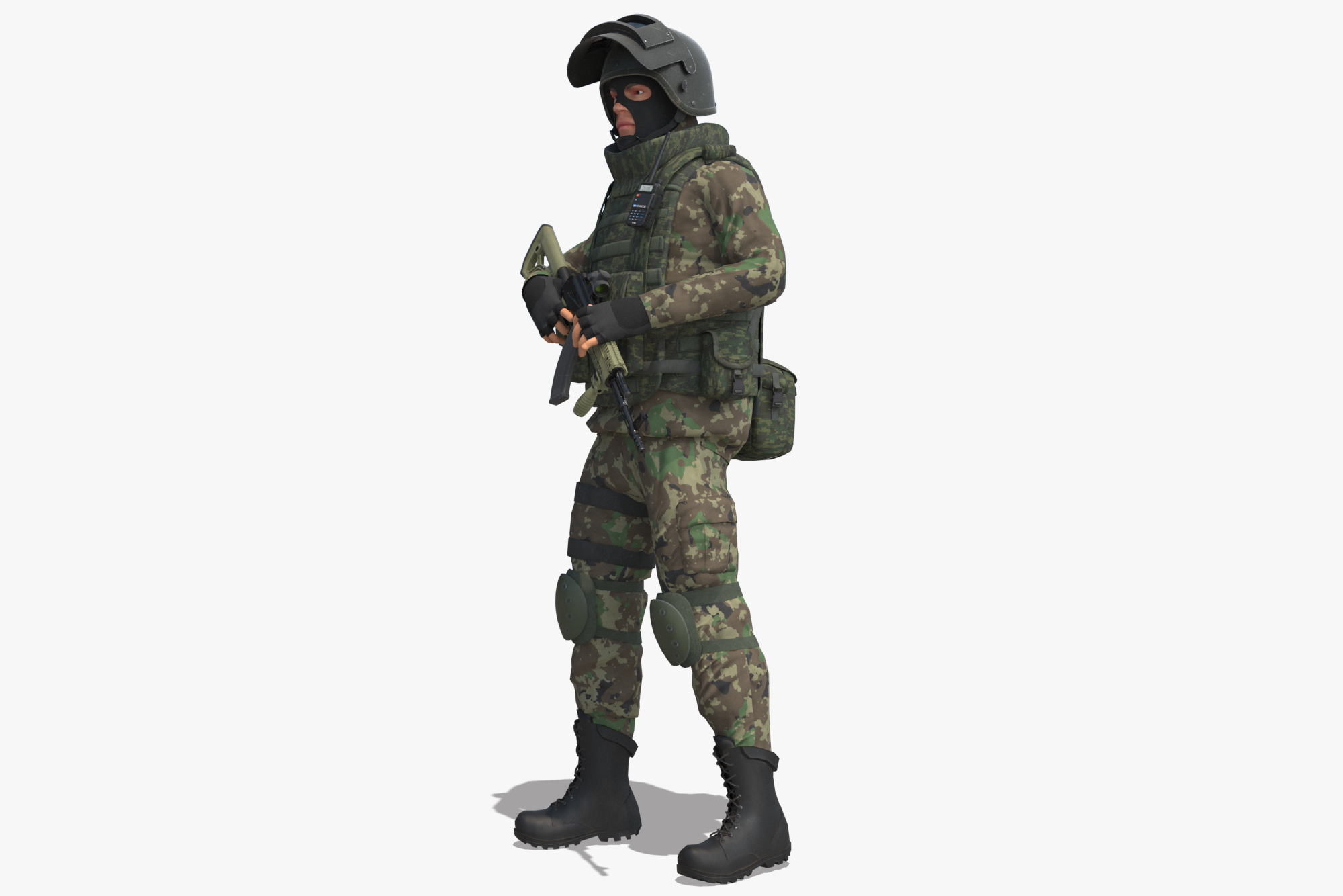 Militärische männliche russische Soldat-Anlage 3D-Modell - TurboSquid ...
