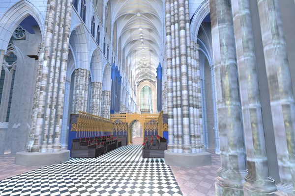 3d model of westminster abbey church