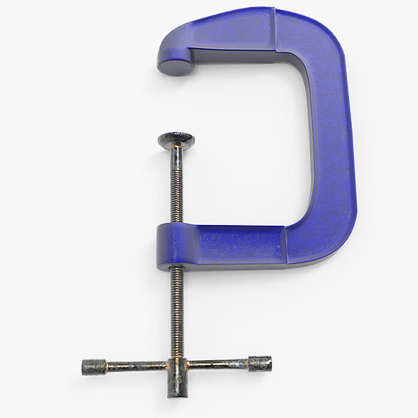 c clamp 3d model