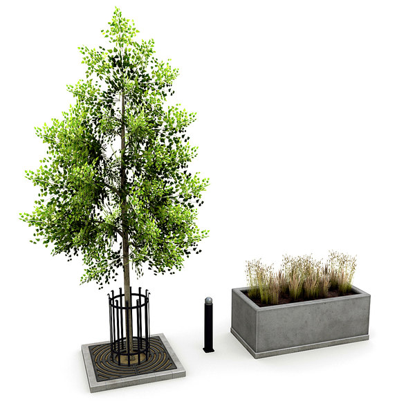 realistic linden tree leaf 3d model