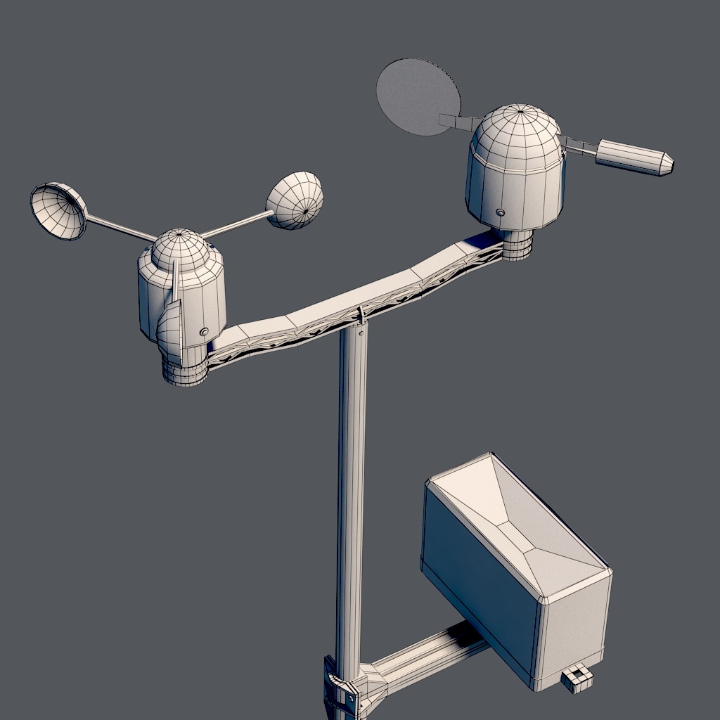 3d weather meteo station