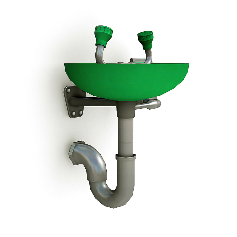 3d eye wash station model