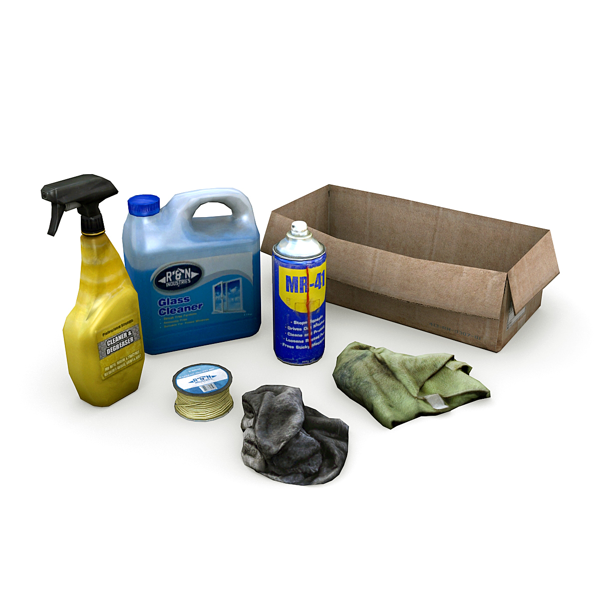 industrial workshop garage 3d model