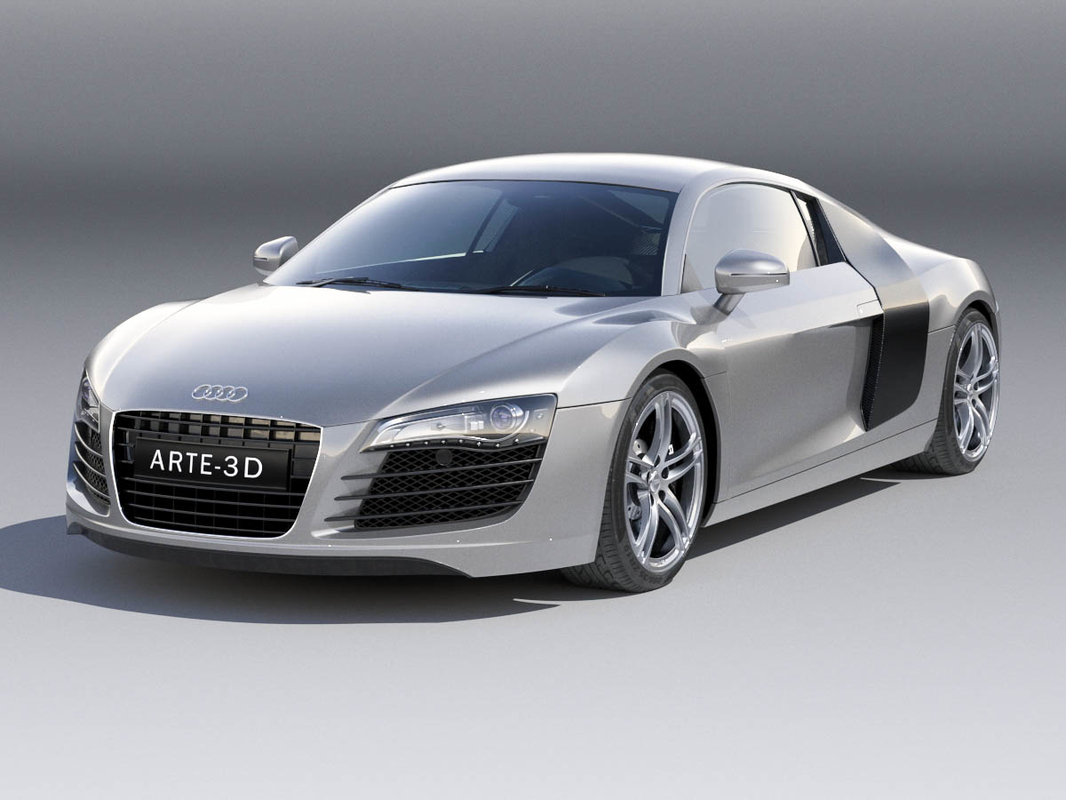 3d audi r8 model