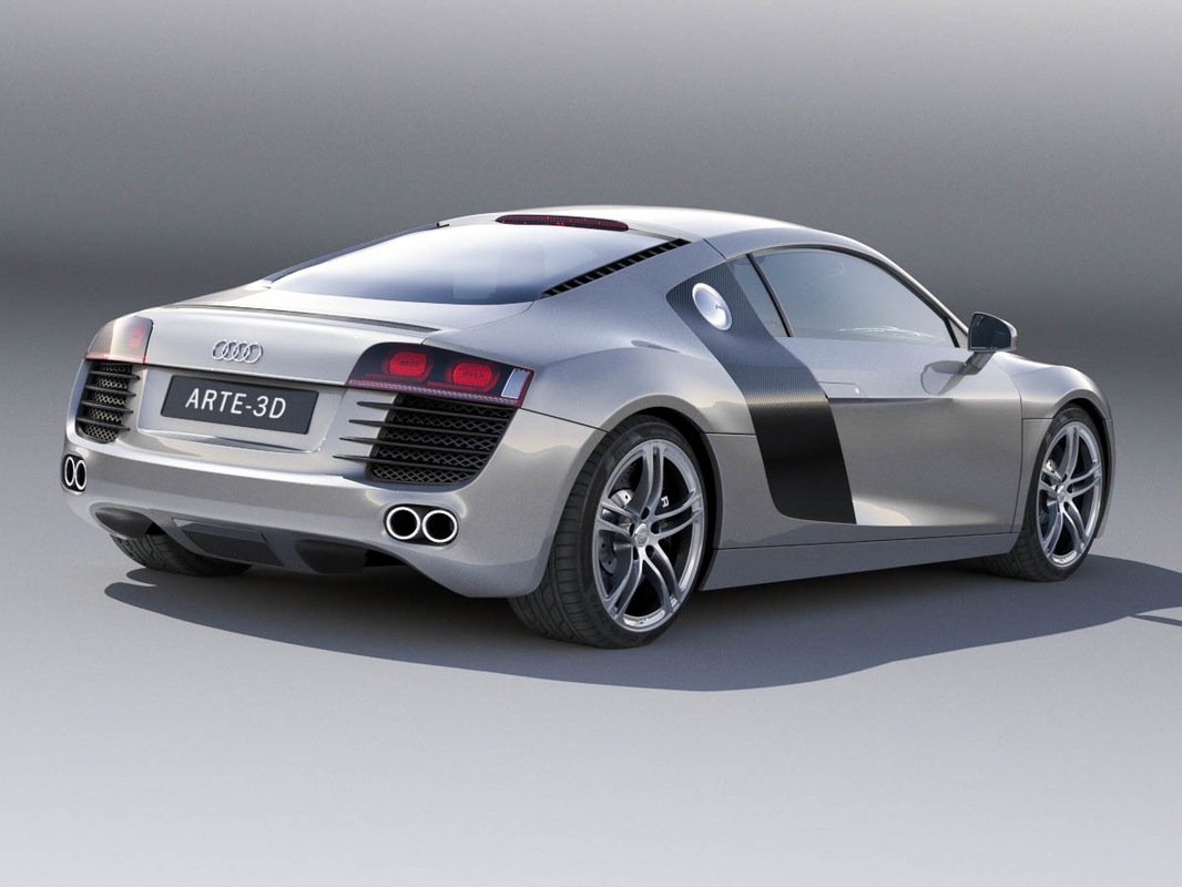 3d audi r8 model