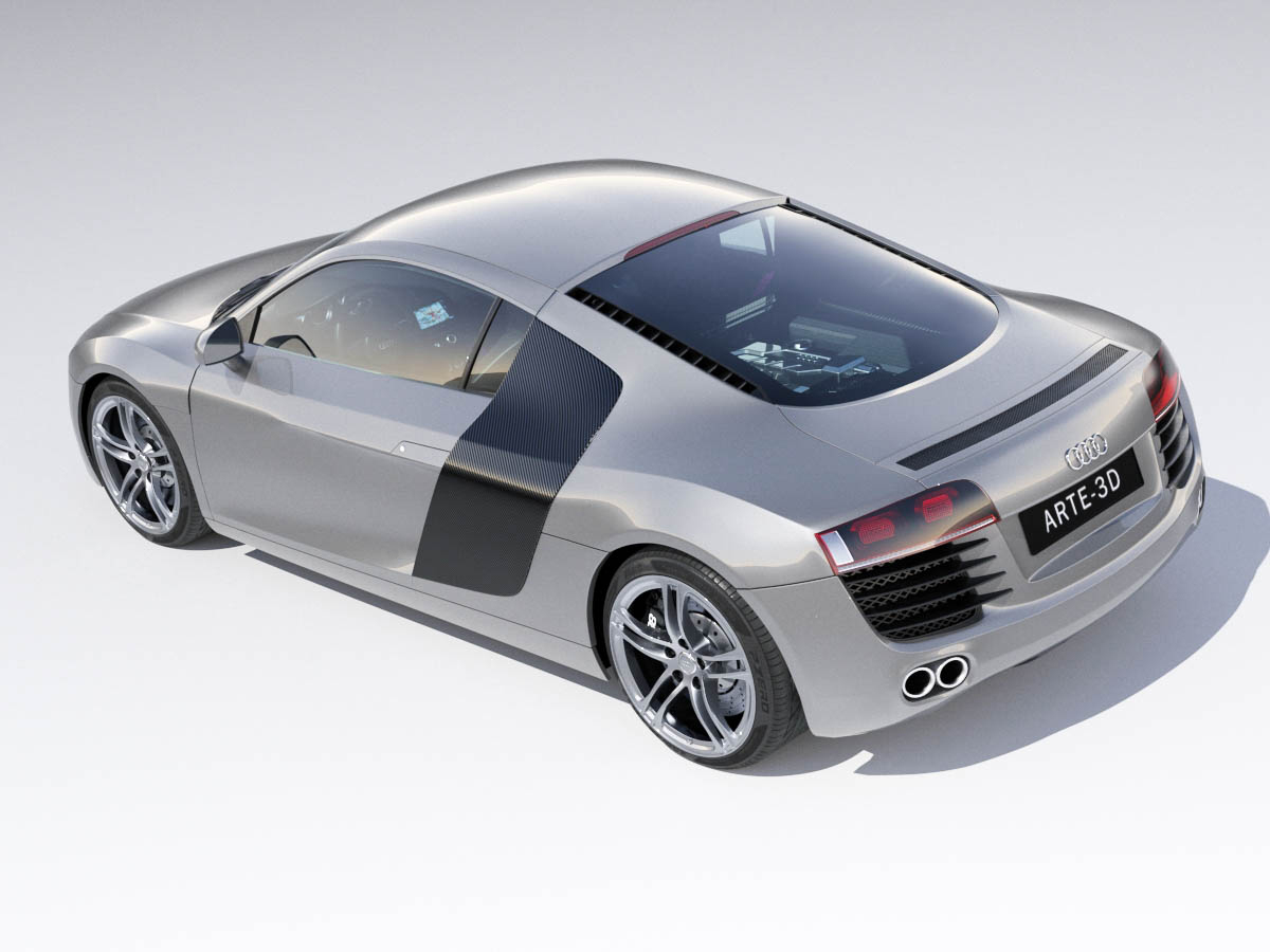 3d audi r8 model
