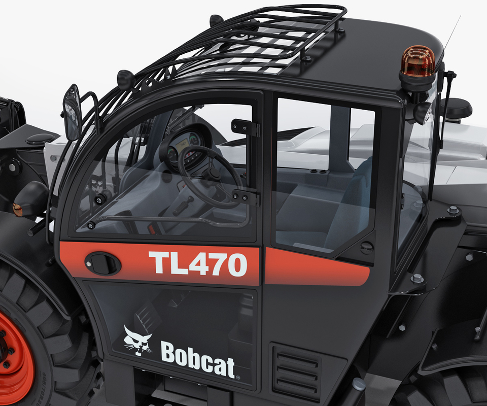 bobcat tl470 telescopic handler 3d model