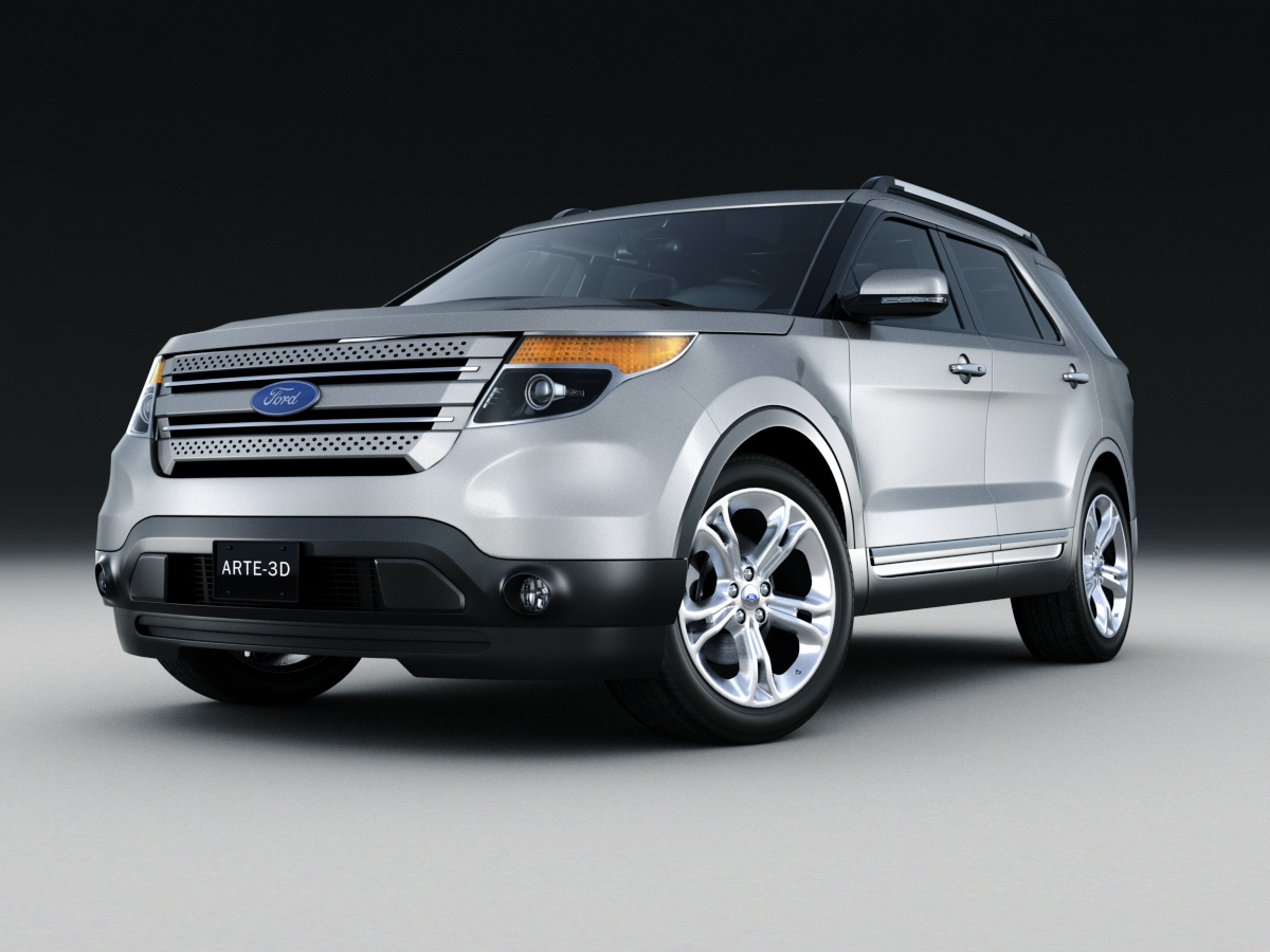 explorer suv 3d model