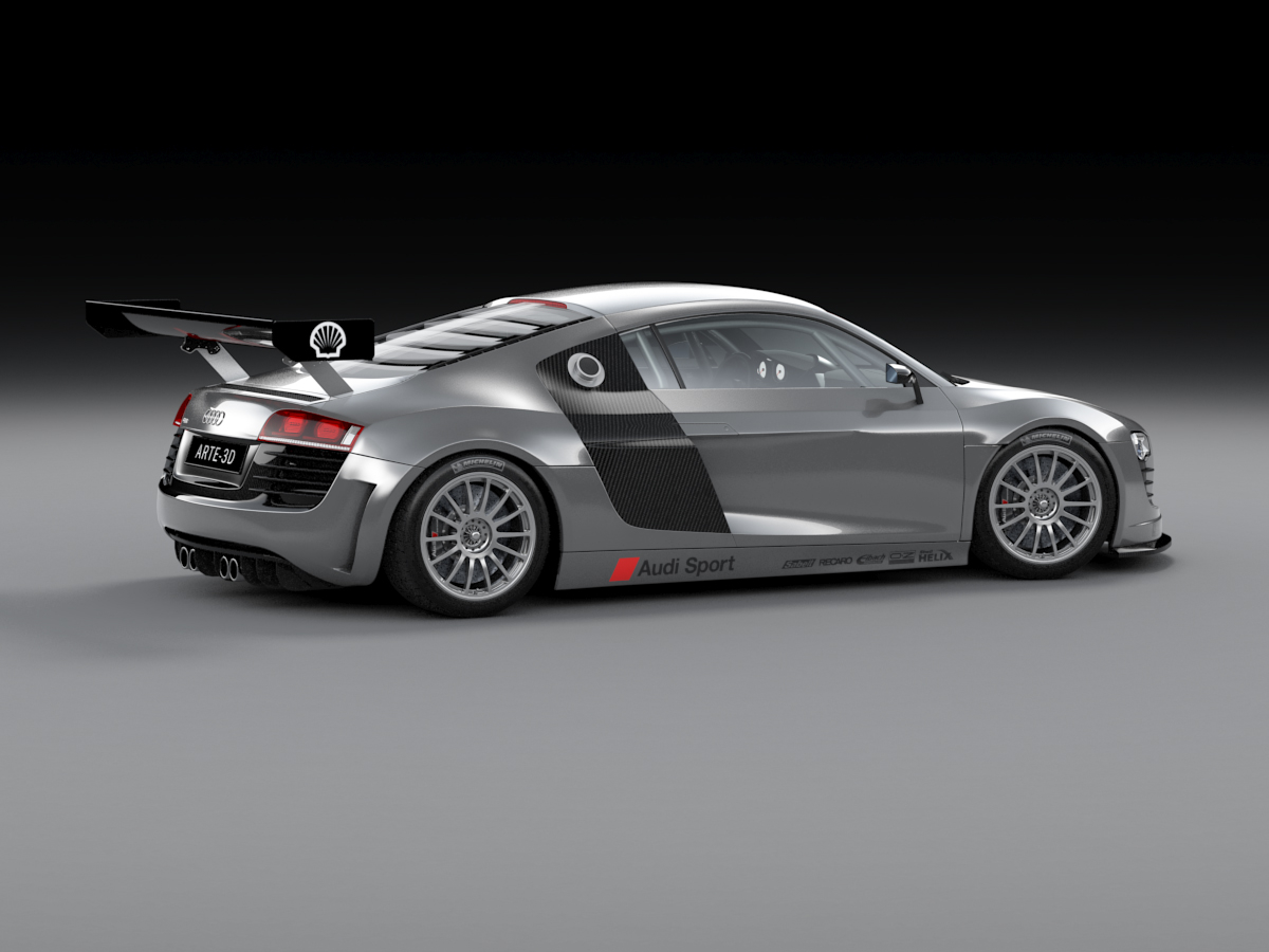 3d audi r8 gt3
