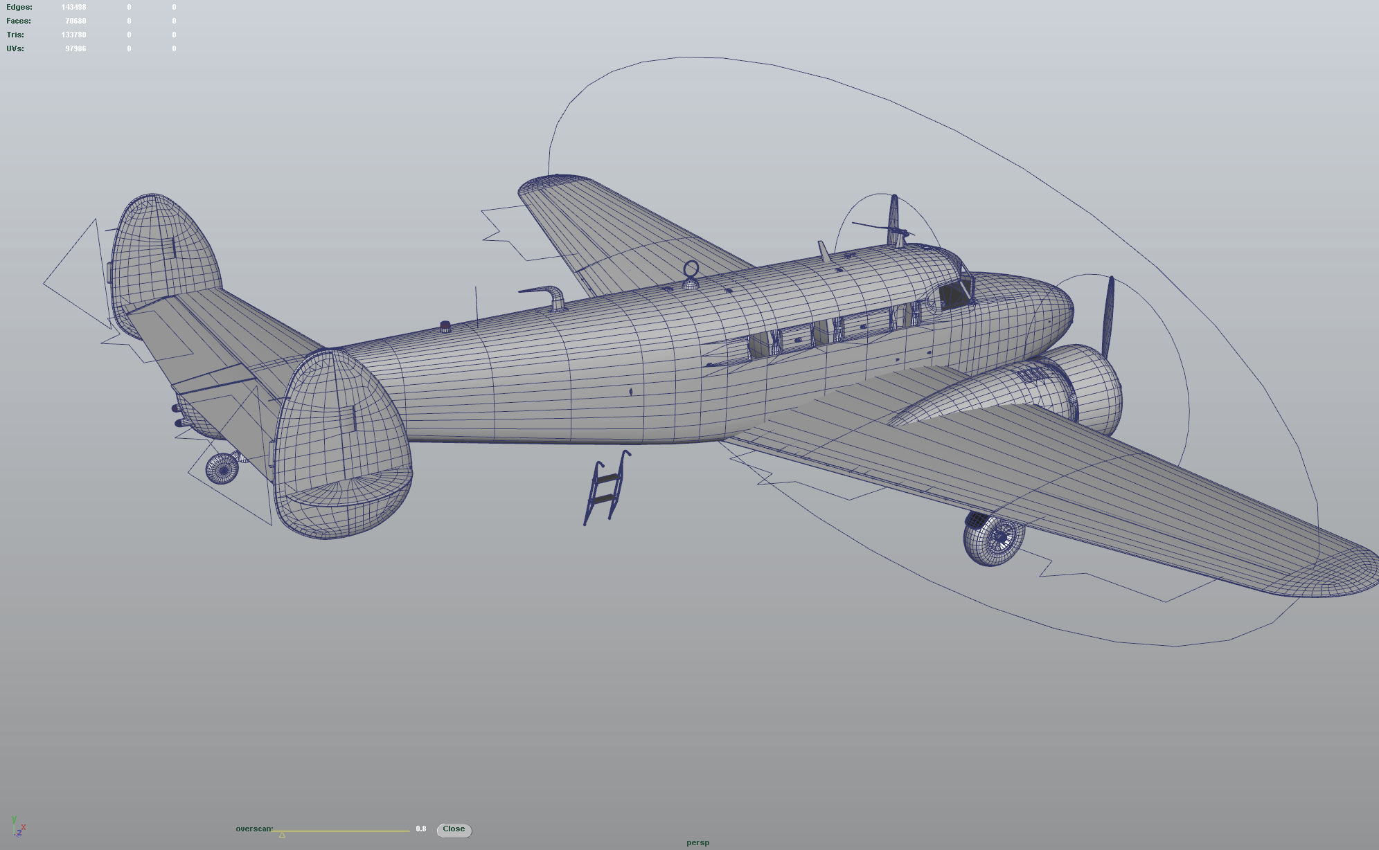 3d lockheed electra 12a