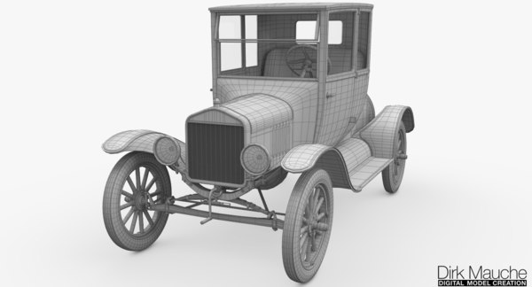 3d model t coupe