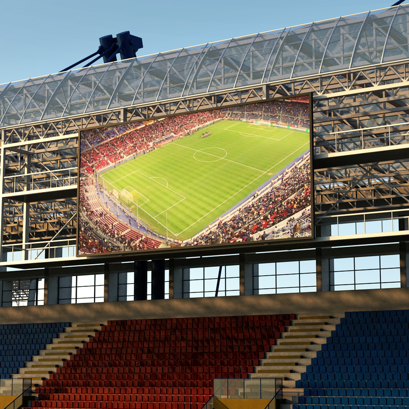 3d stadium seating tribune wide
