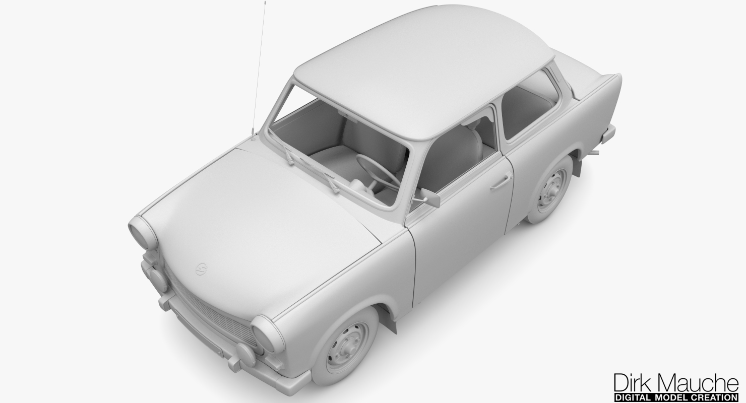 trabant 601s 3d model