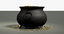 3d model of cauldron gold coins
