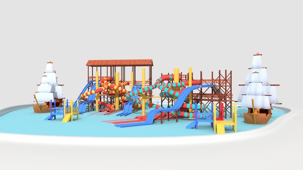 Water Park 3D Models for Download | TurboSquid