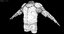 medieval fantasy half-plate armor 3d model