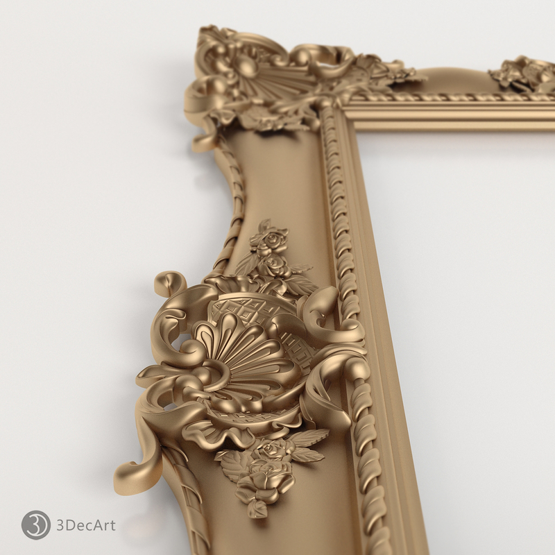 decorative frames 3d max
