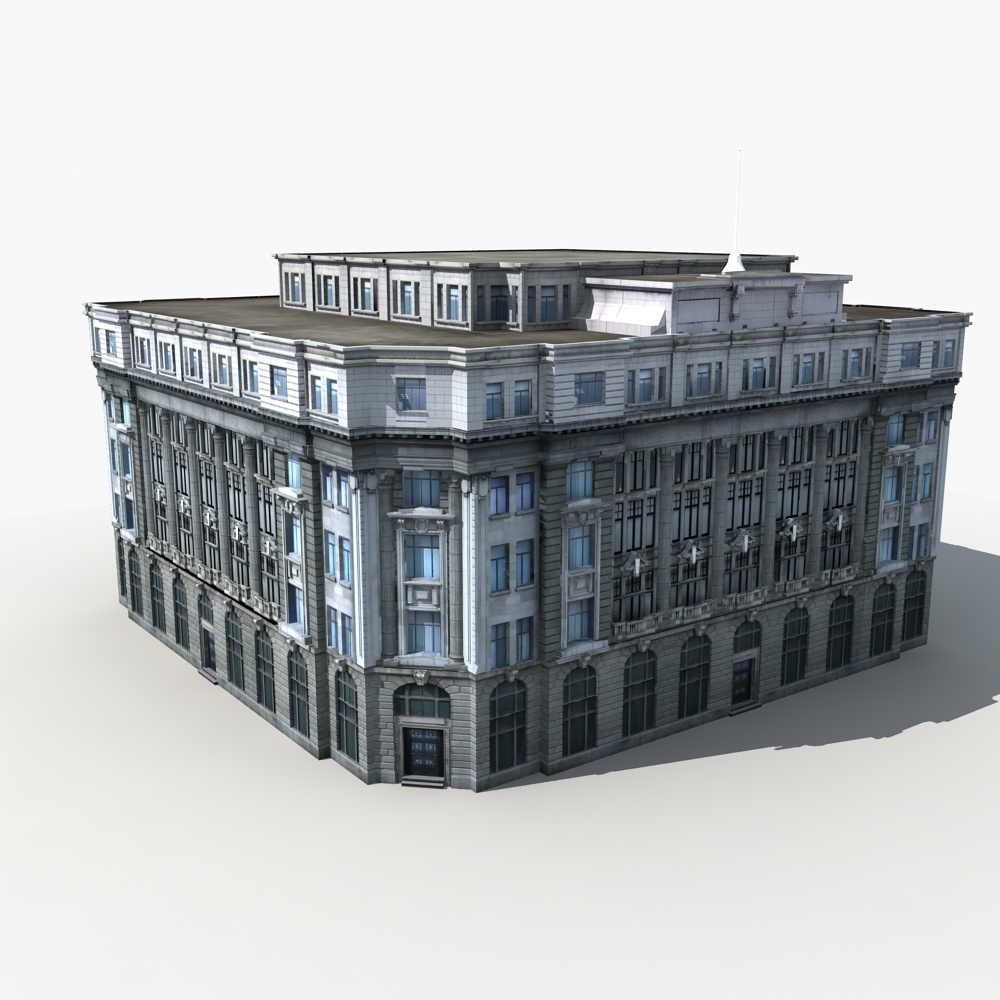 Old building 3D model - TurboSquid 1318897