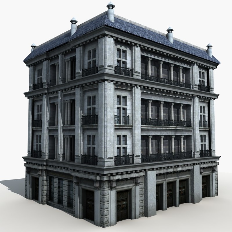 Old building 3D model - TurboSquid 1318996