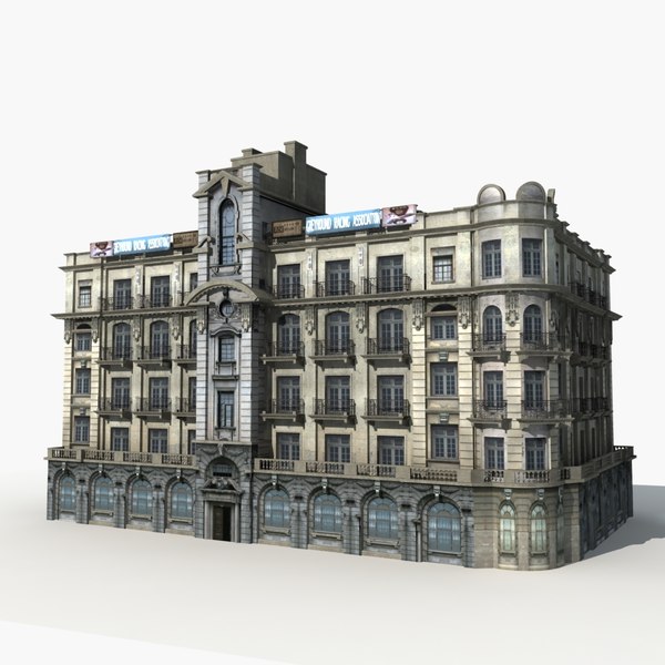Old building 3D model - TurboSquid 1318993