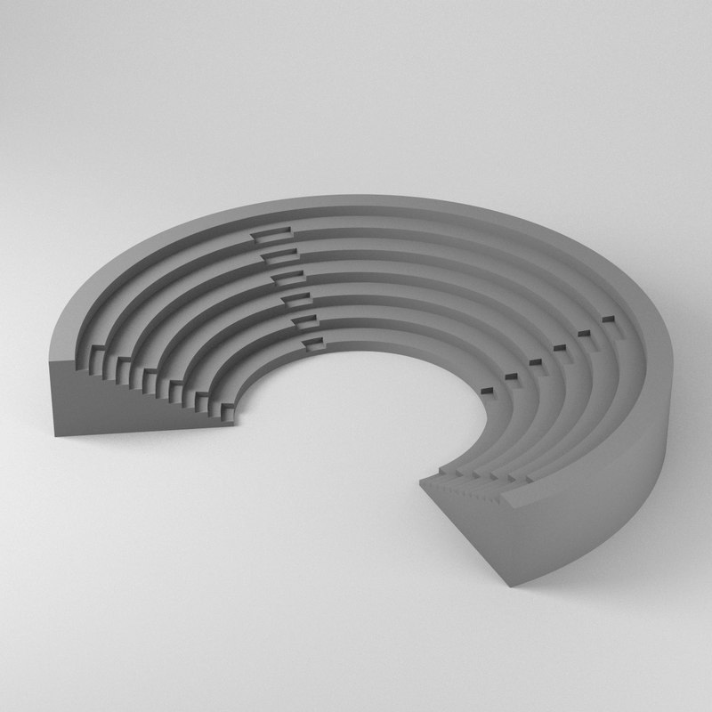 Free 3D simple amphitheater model - TurboSquid 1319290