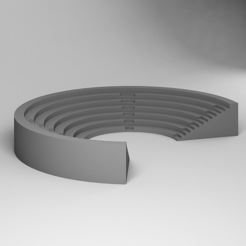 Free 3D simple amphitheater model - TurboSquid 1319290