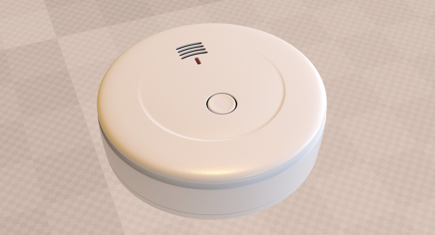 Smoke detector 3D model - TurboSquid 1323409