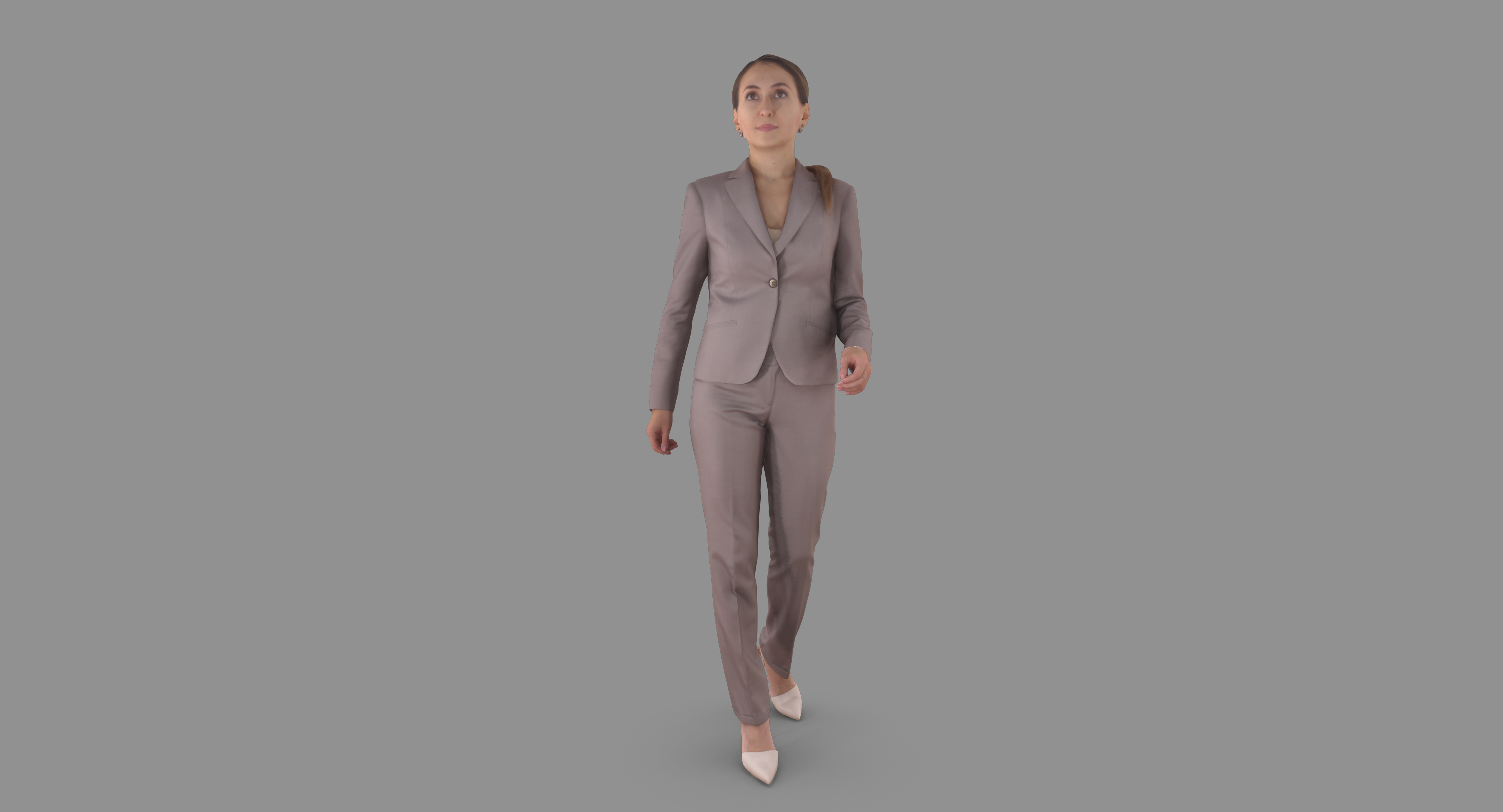 3D active business woman human body - TurboSquid 1158279