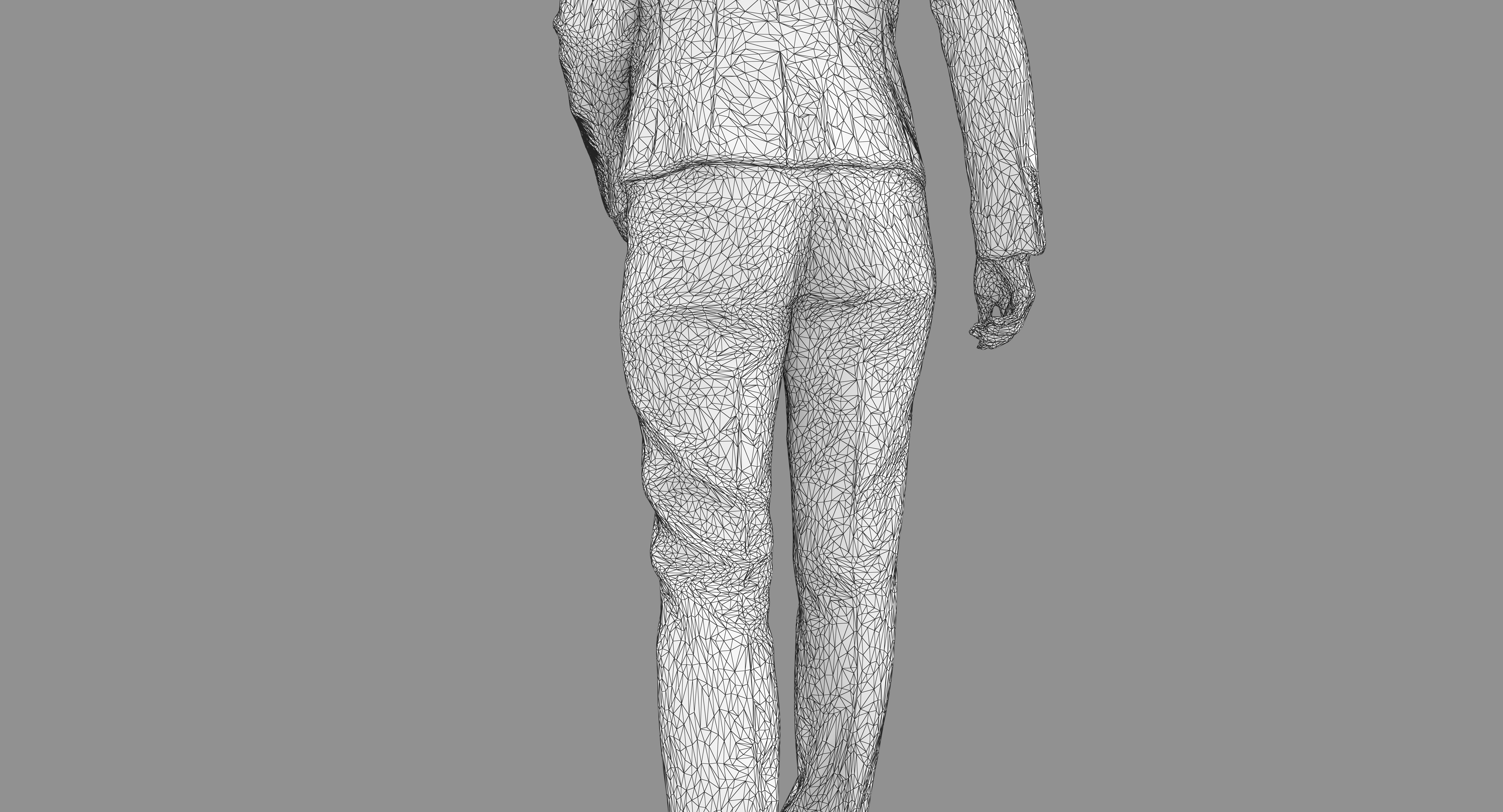 3D active business woman human body - TurboSquid 1158279