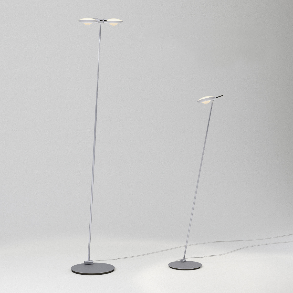 Occhio Puro 플로어 램프 Terra doppio Lettura Stehleuchten 3D 모델 - TurboSquid 1245277