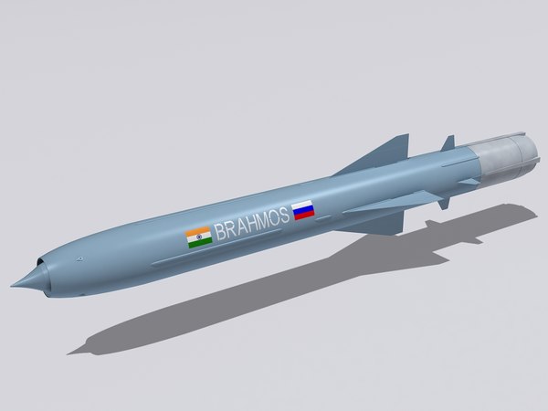 brahmos cruise missile 3d max