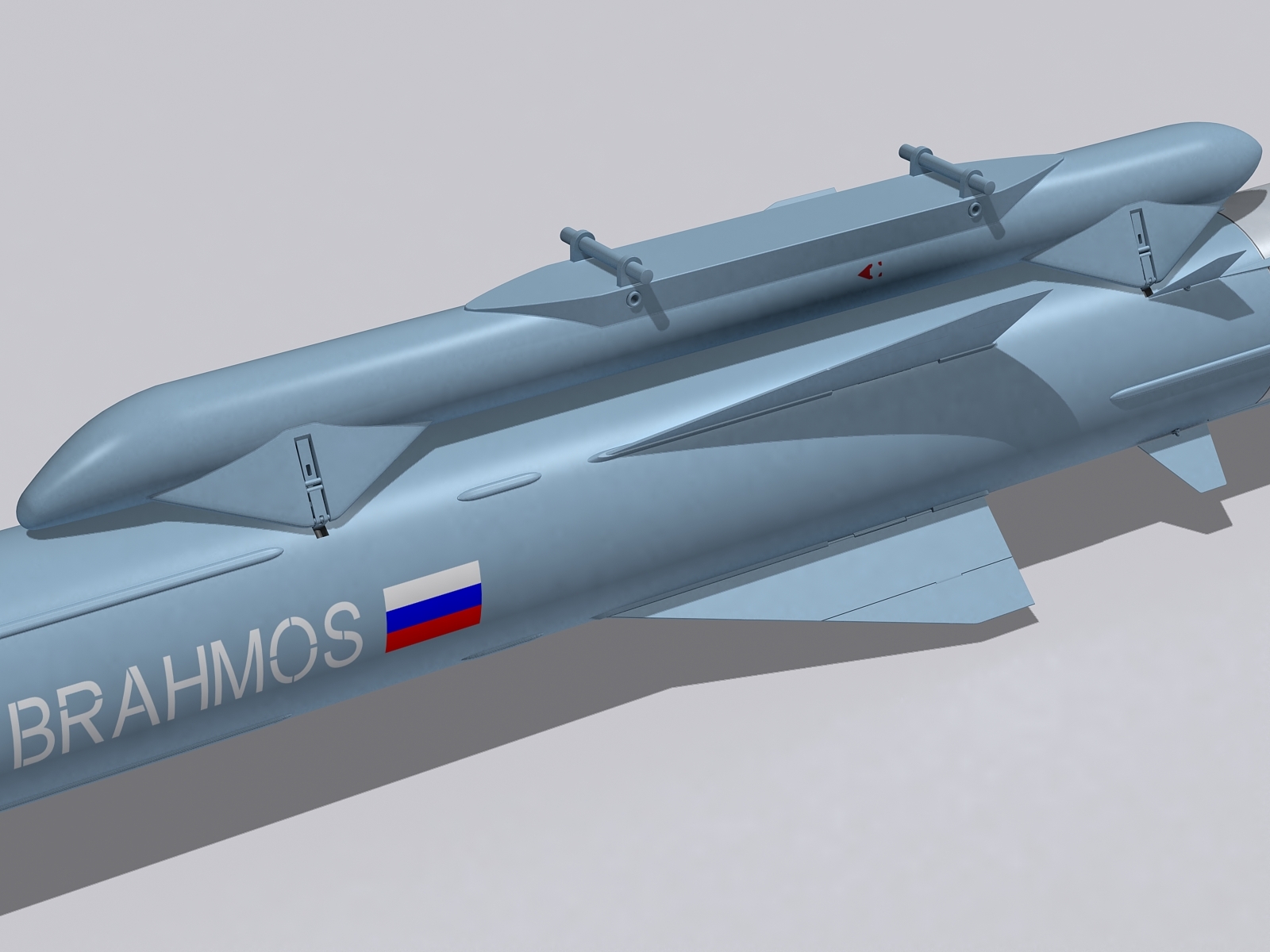 brahmos-a missile 3d 3ds