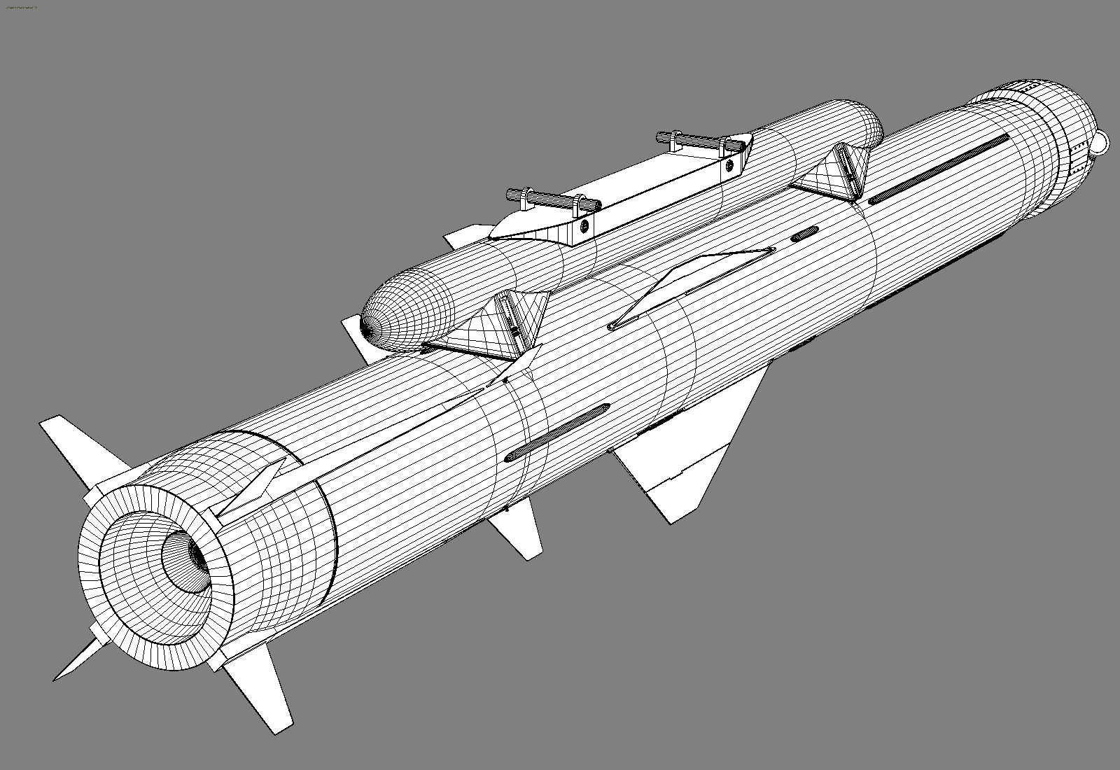 brahmos-a missile 3d 3ds