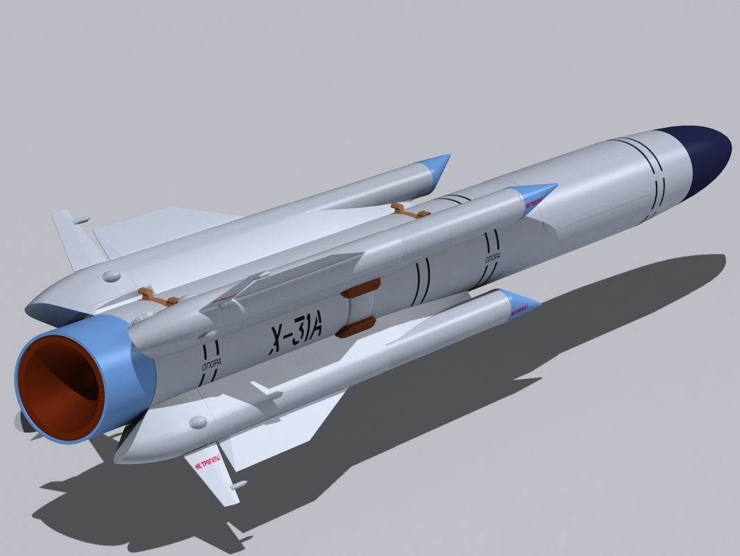 3d model kh-31a missile