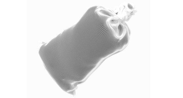 3d model sack fabric
