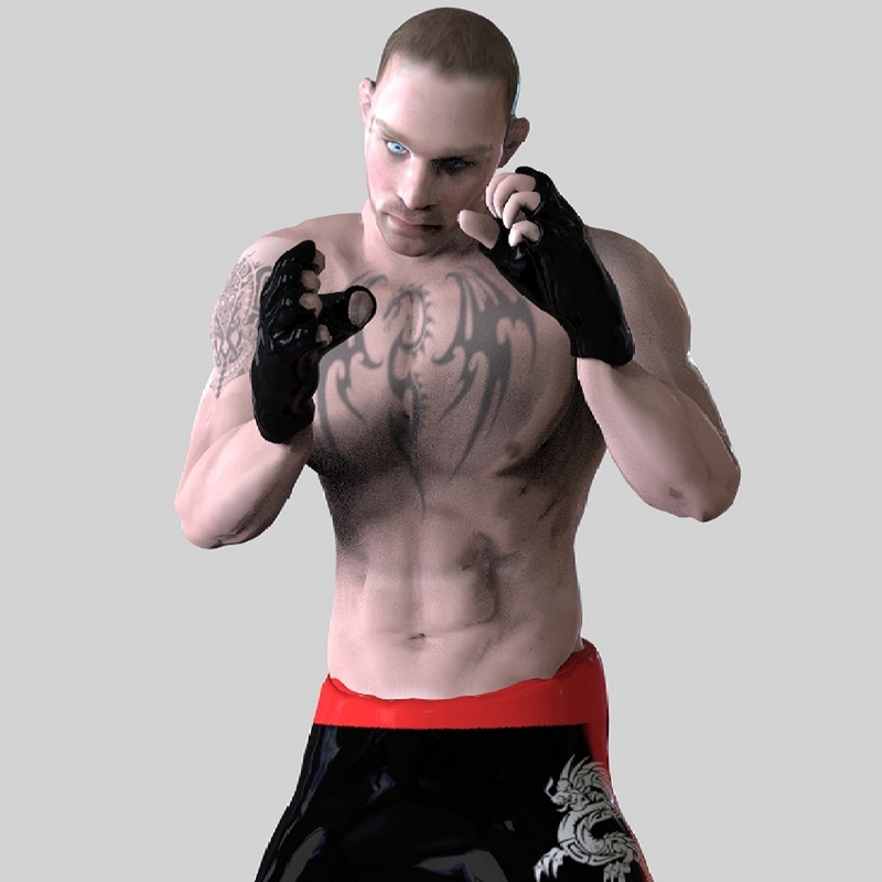 3D ufc fighting - TurboSquid 1241717