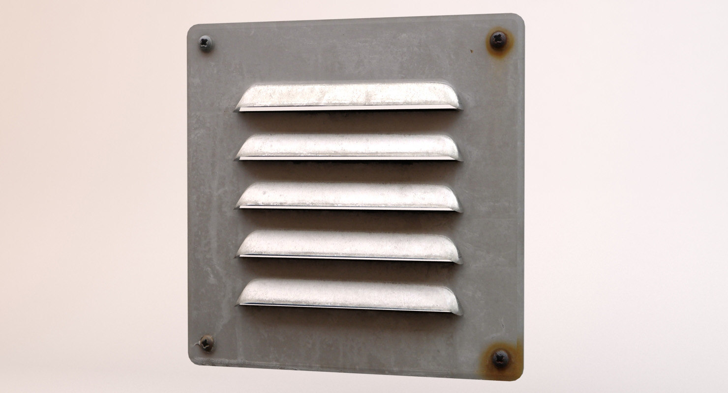 3d model vent metal